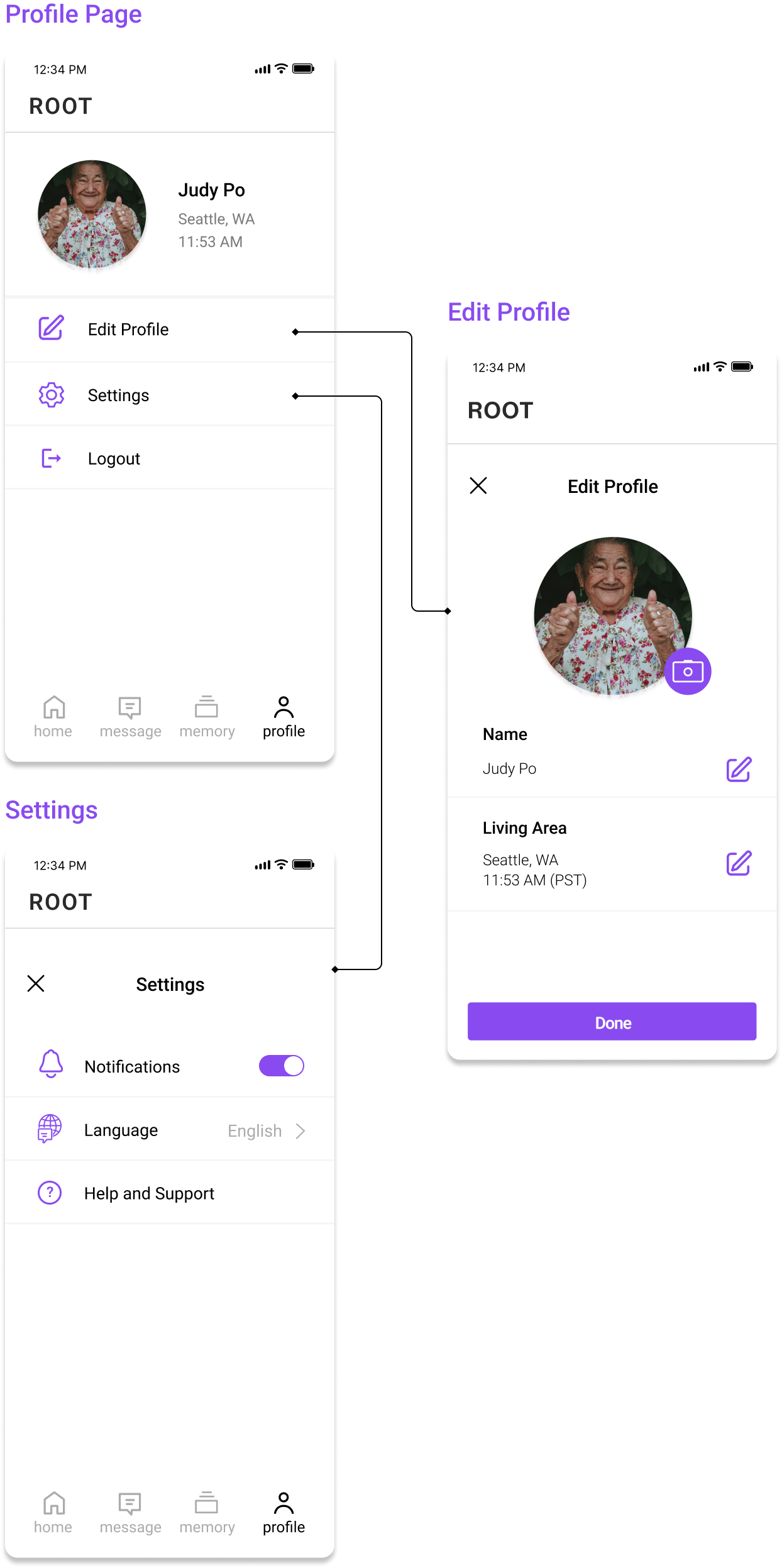 Portfolio website Miji